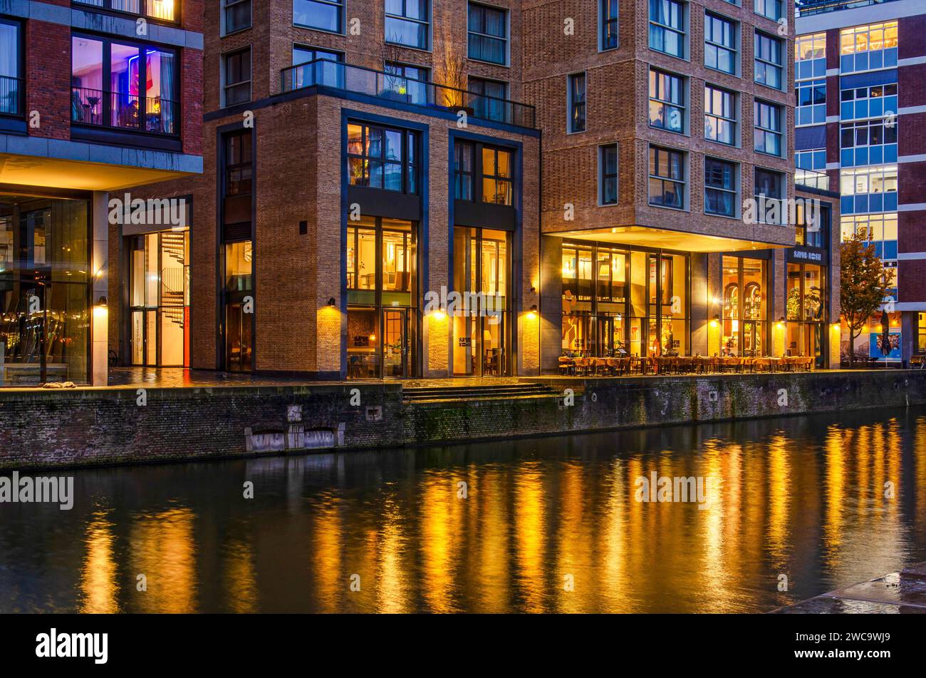 Rotterdam, The Netherlands, December 4, 2023: new housing development ...