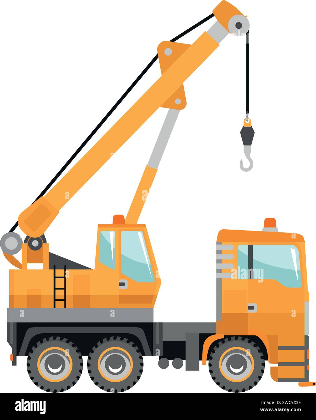 Crane load icon in Stock Vector Images - Alamy