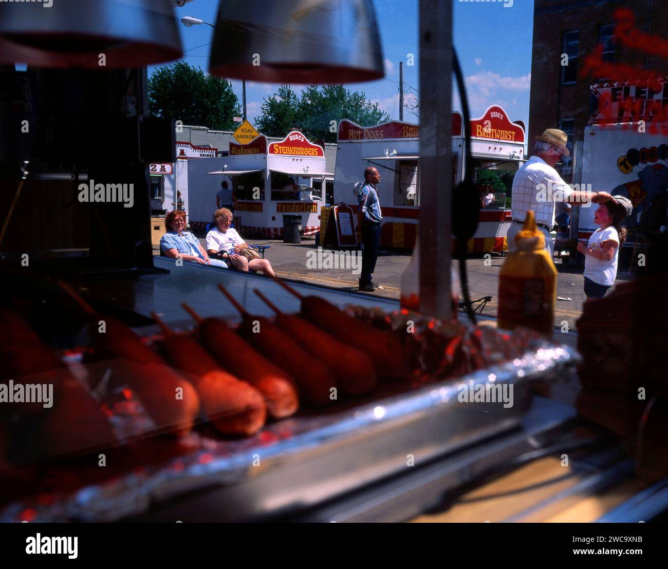 Corn Dog stand Stock Photo - Alamy