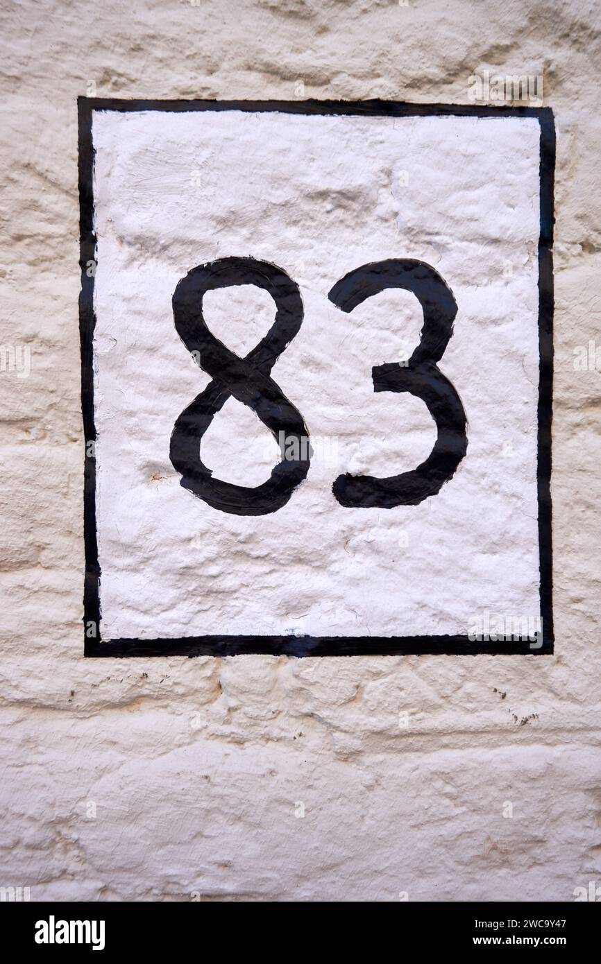 Number 83 hi-res stock photography and images - Alamy