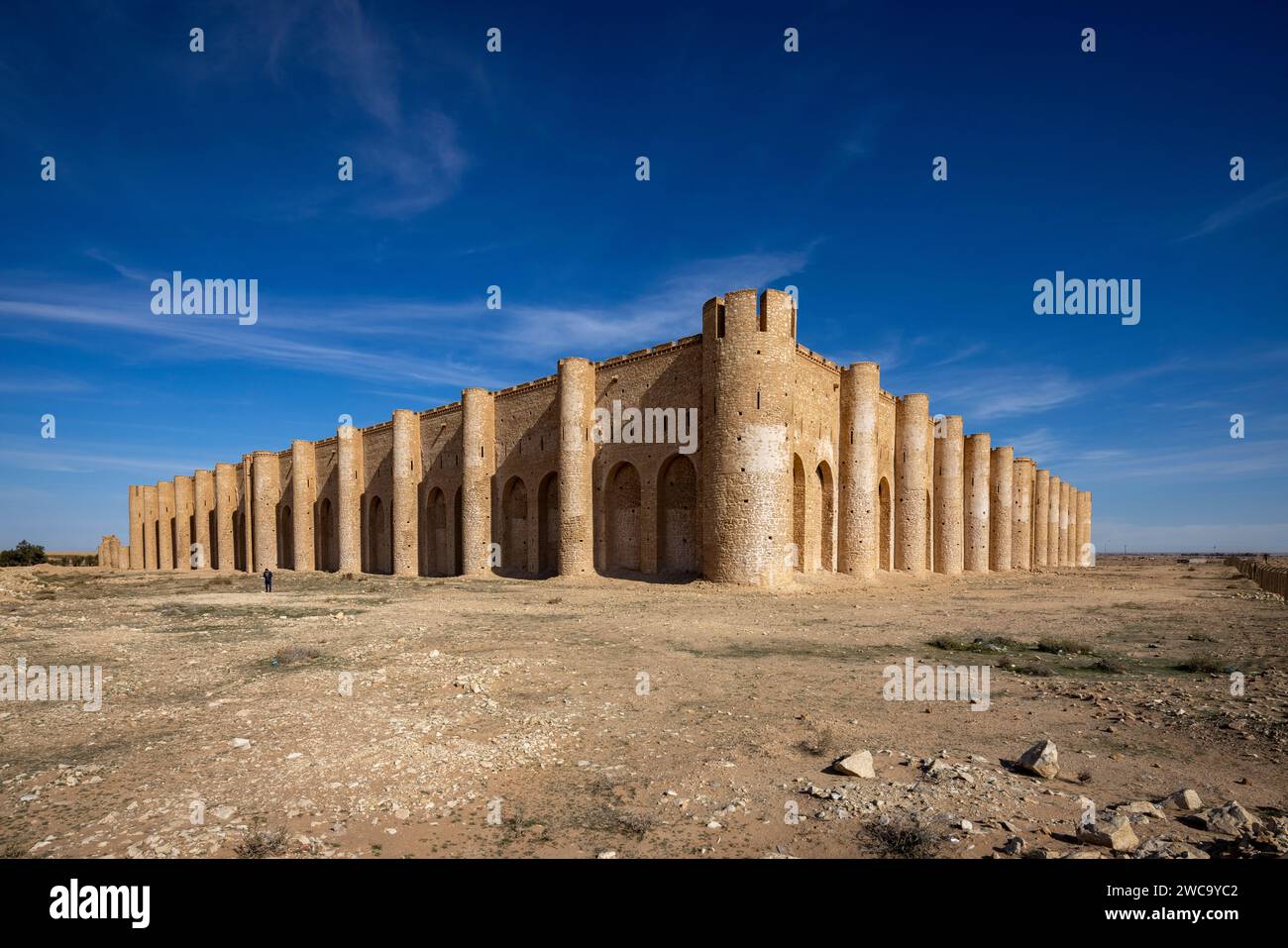 exterior, the Fortress of al-Ukhaidir or Abbasid palace of Ukhaider ...