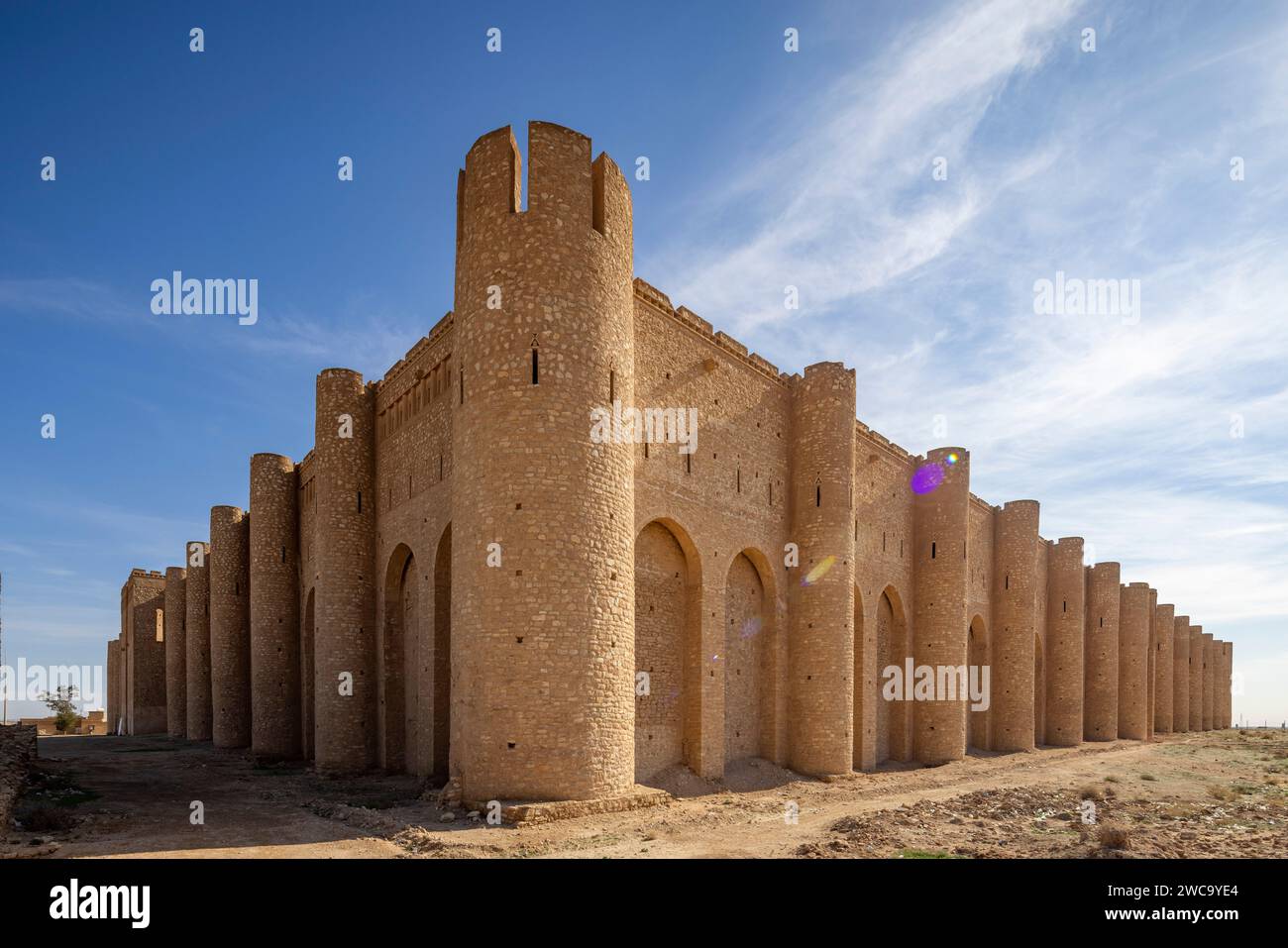 exterior, the Fortress of al-Ukhaidir or Abbasid palace of Ukhaider ...