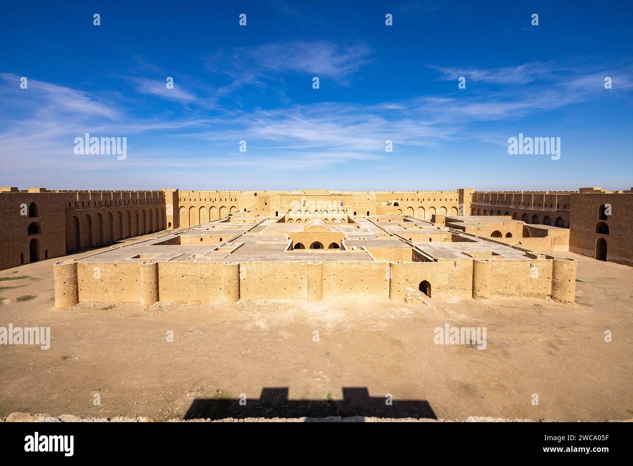 view of inner enclosure, the Fortress of al-Ukhaidir or Abbasid palace ...