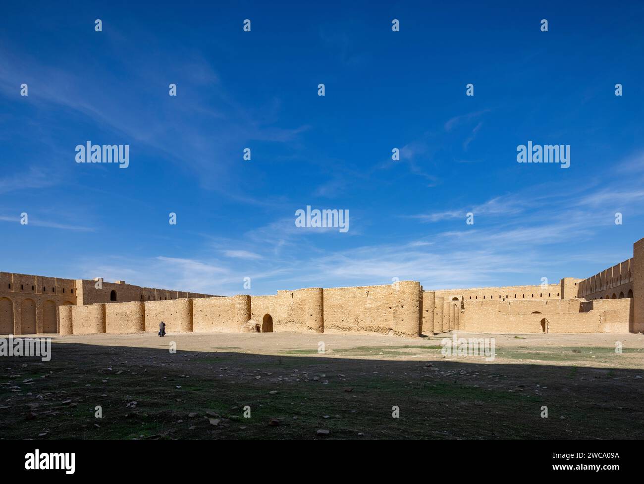 view of inner enclosure, the Fortress of al-Ukhaidir or Abbasid palace ...
