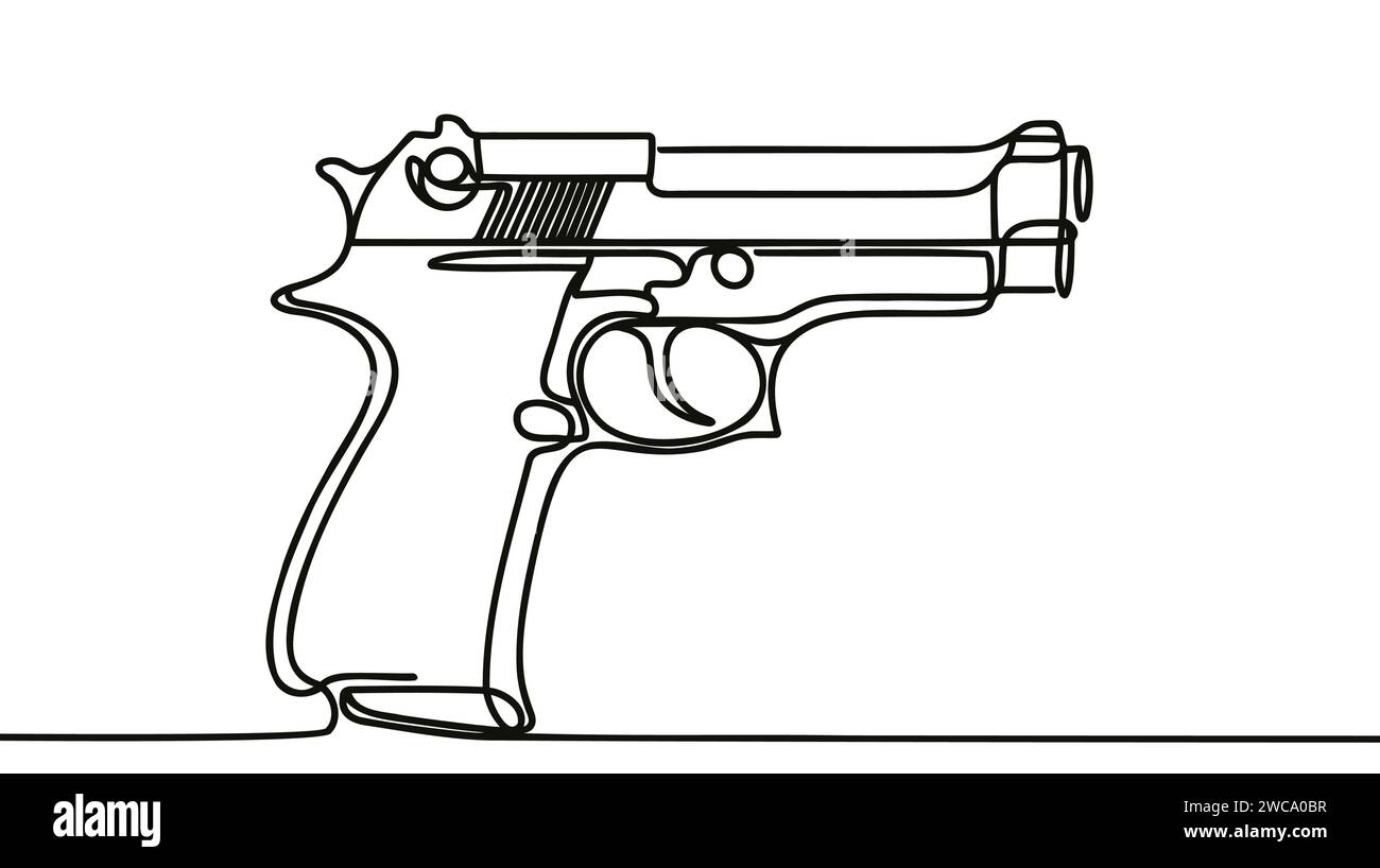 Gun. A short handgun for shooting at short distances. International ...