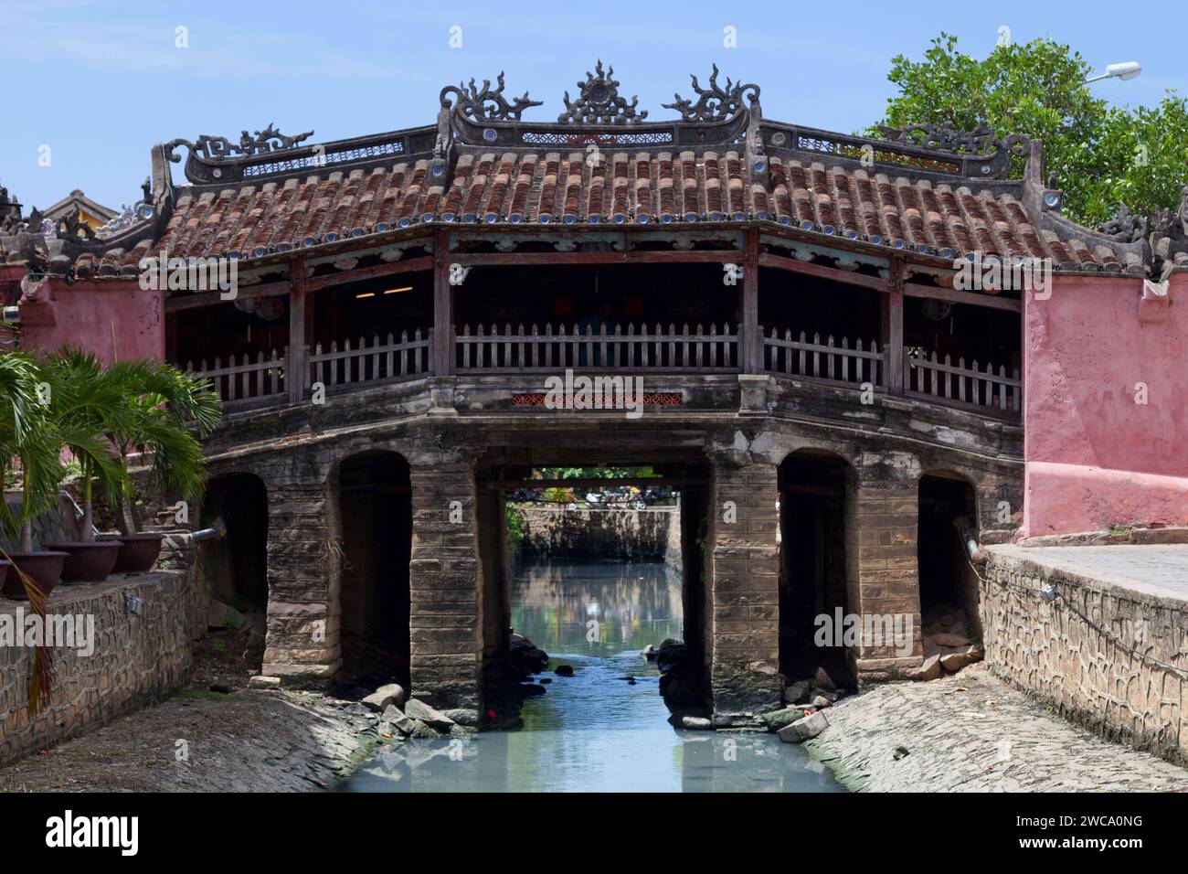 The bridge (Chùa cầu) is a unique covered structure built by the ...