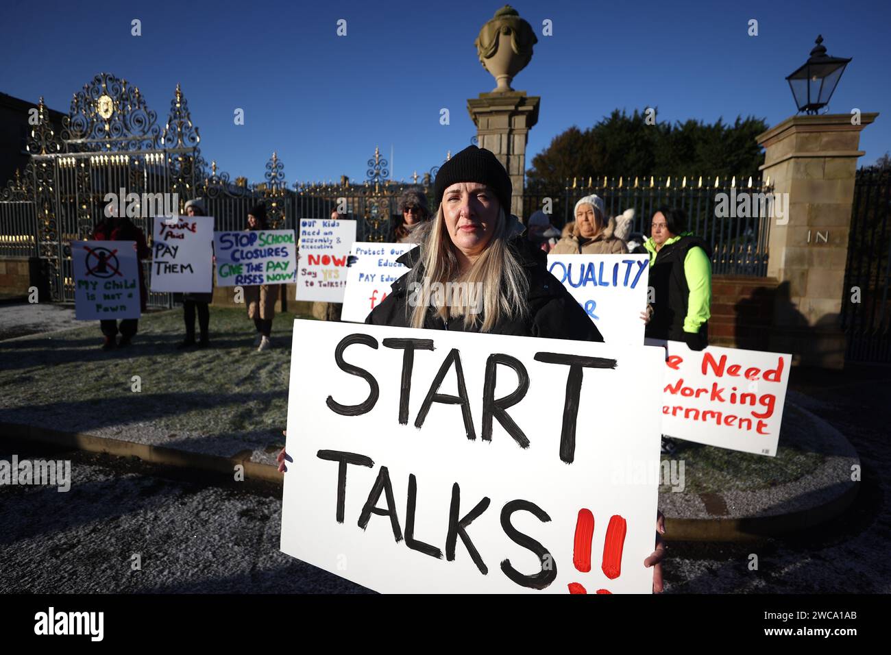 Northern ireland strike 2024 hi-res stock photography and images - Alamy