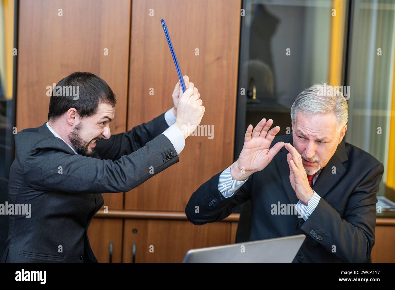 Angry employee hi-res stock photography and images - Alamy