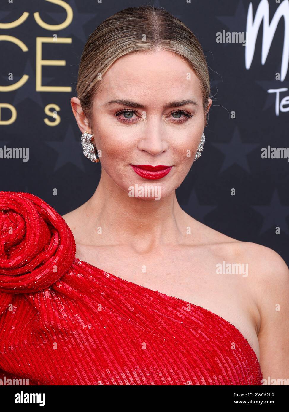 SANTA MONICA, LOS ANGELES, CALIFORNIA, USA - JANUARY 14: Emily Blunt ...
