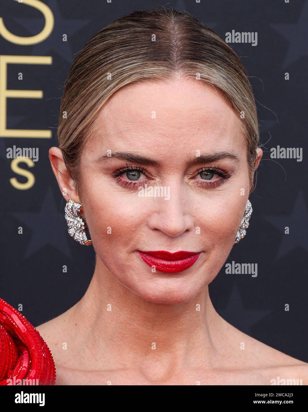 SANTA MONICA, LOS ANGELES, CALIFORNIA, USA - JANUARY 14: Emily Blunt ...