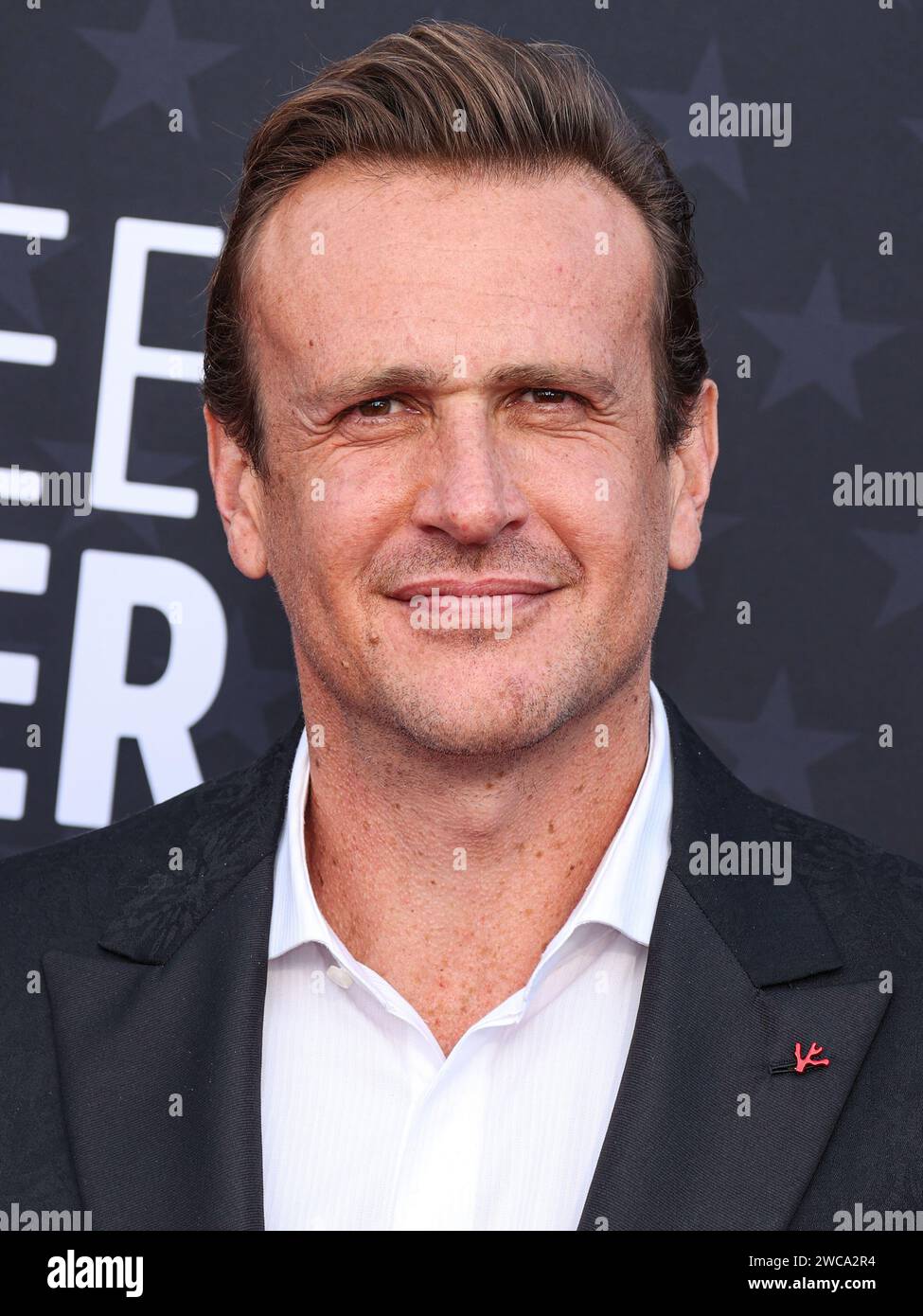 SANTA MONICA, LOS ANGELES, CALIFORNIA, USA - JANUARY 14: Jason Segel ...