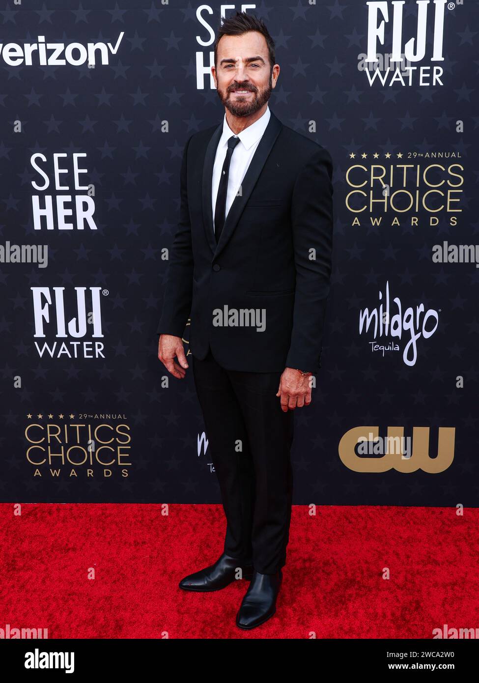 SANTA MONICA, LOS ANGELES, CALIFORNIA, USA - JANUARY 14: Justin Theroux ...