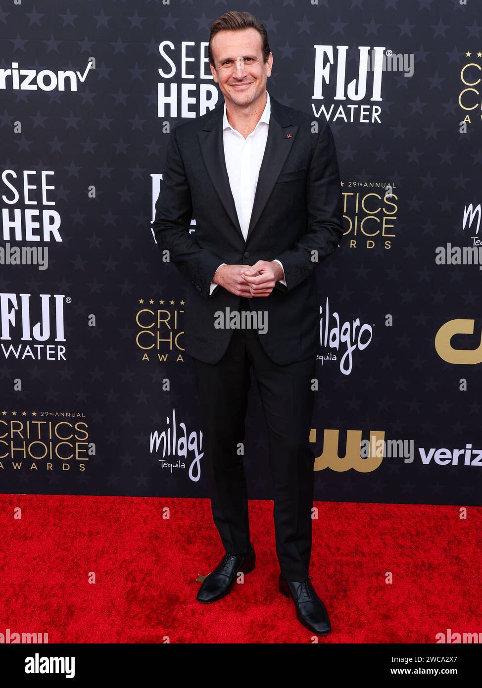 SANTA MONICA, LOS ANGELES, CALIFORNIA, USA - JANUARY 14: Jason Segel ...