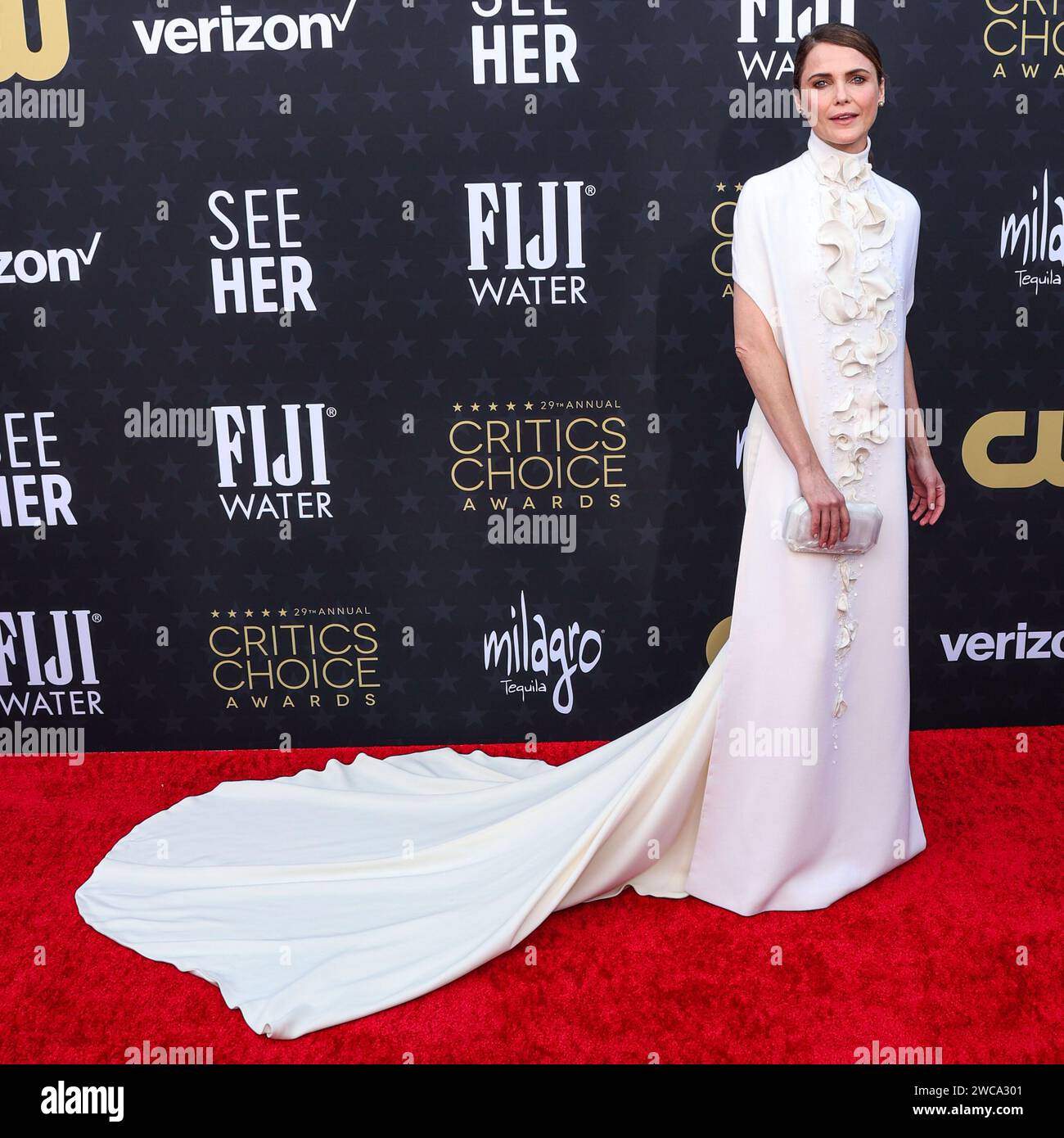 SANTA MONICA, LOS ANGELES, CALIFORNIA, USA - JANUARY 14: Keri Russell ...