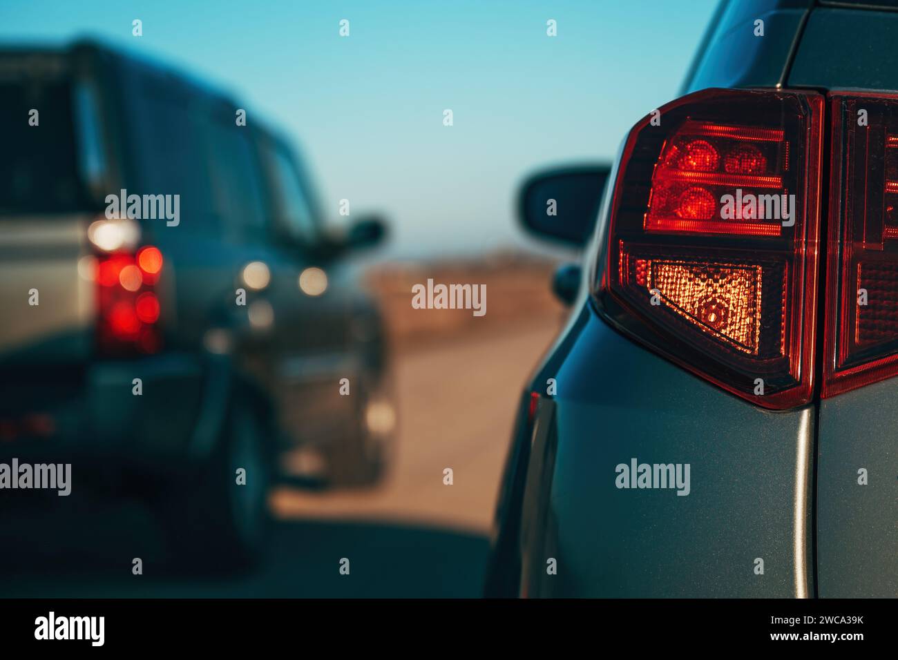 Car overtaking another vehicle on hi-res stock photography and images ...