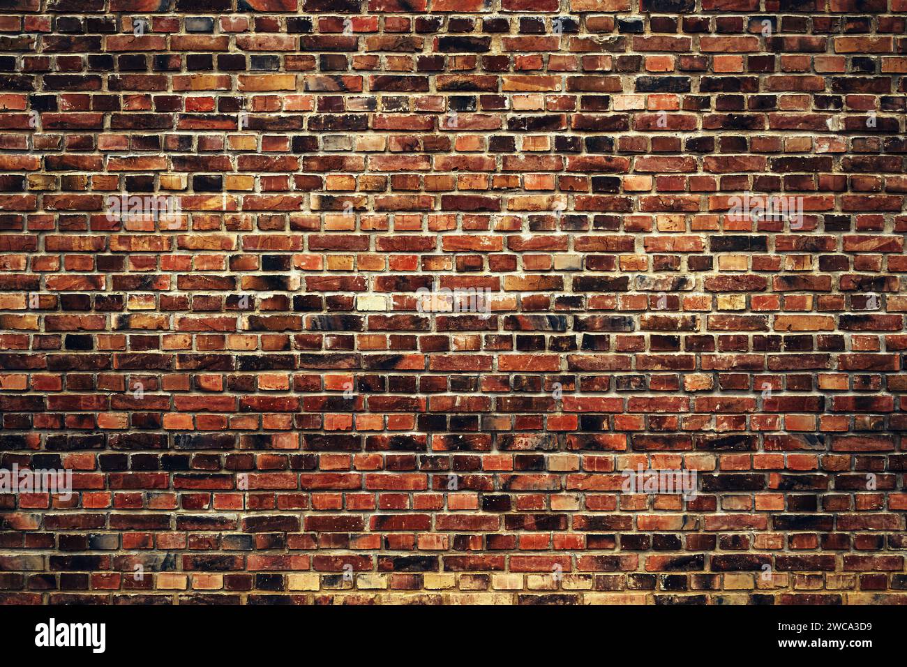 Clinker brick wall surface texture as background, vintage pattern Stock ...