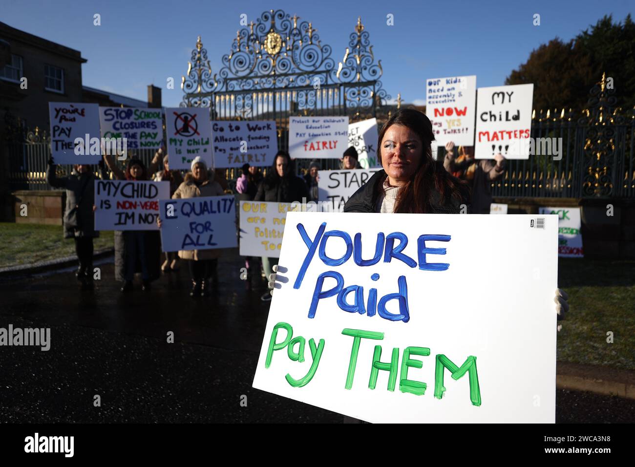 Northern ireland strike 2024 hi-res stock photography and images - Alamy