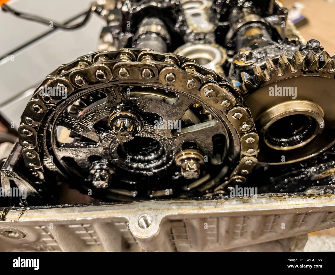 Illustrating the concept of poor maintenance with a dirty and worn car ...