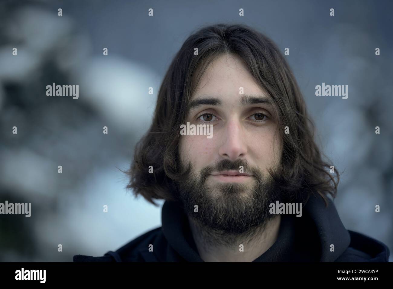 Aidan Gomez, CEO of Canada-based AI company Cohere posses for a ...