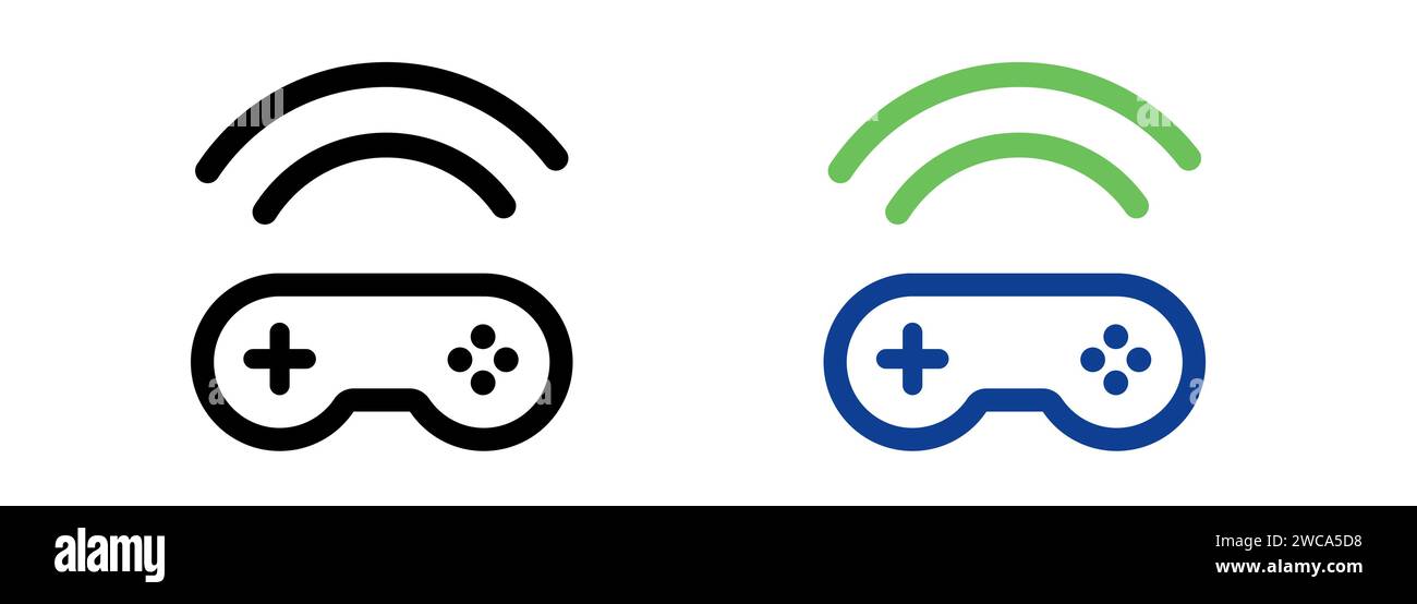 Console gamepad device Stock Vector Images - Alamy