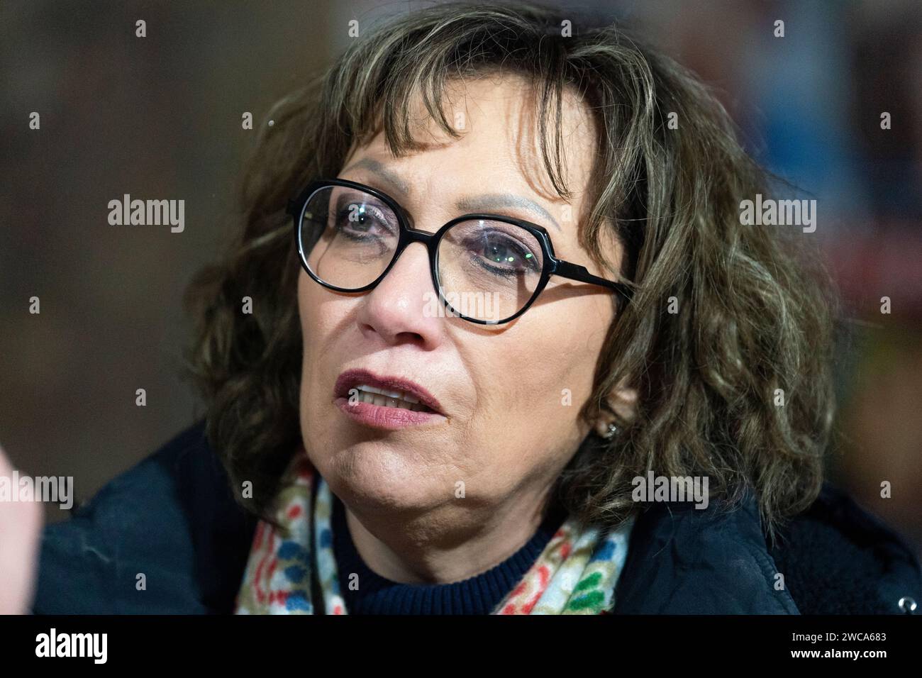 Orit Eyal-Fibeesh, co-founder of the charity 7/10 Human Chain Project ...