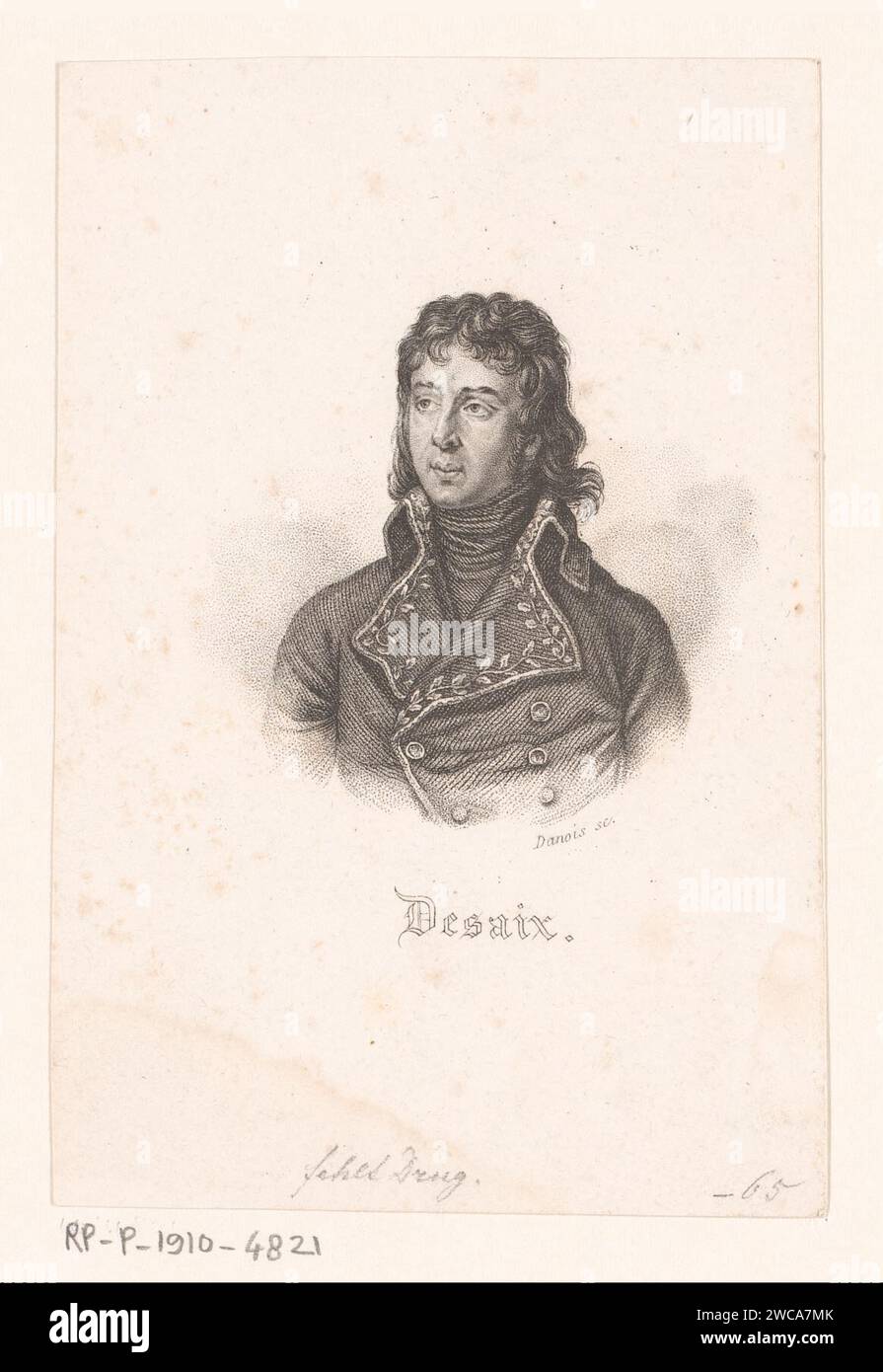 Portret van Louis Charles Antoine Desaix, Adrien Charles Danois, 1807 ...