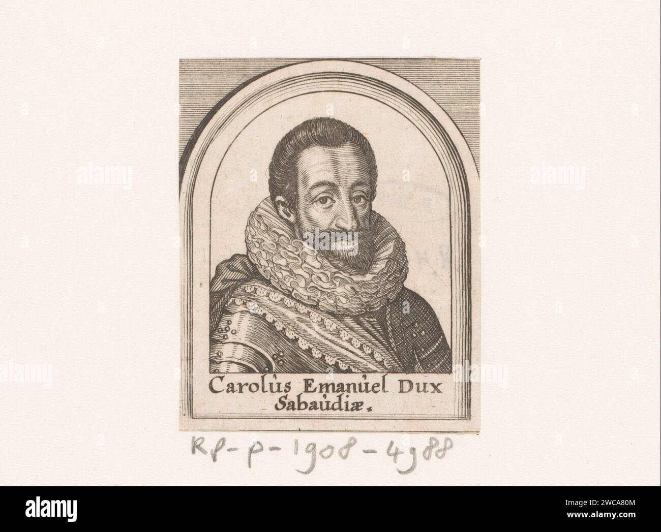 Portrait of Karel I Duke of Savoye, Matthäus Merian (i) (possibbly ...