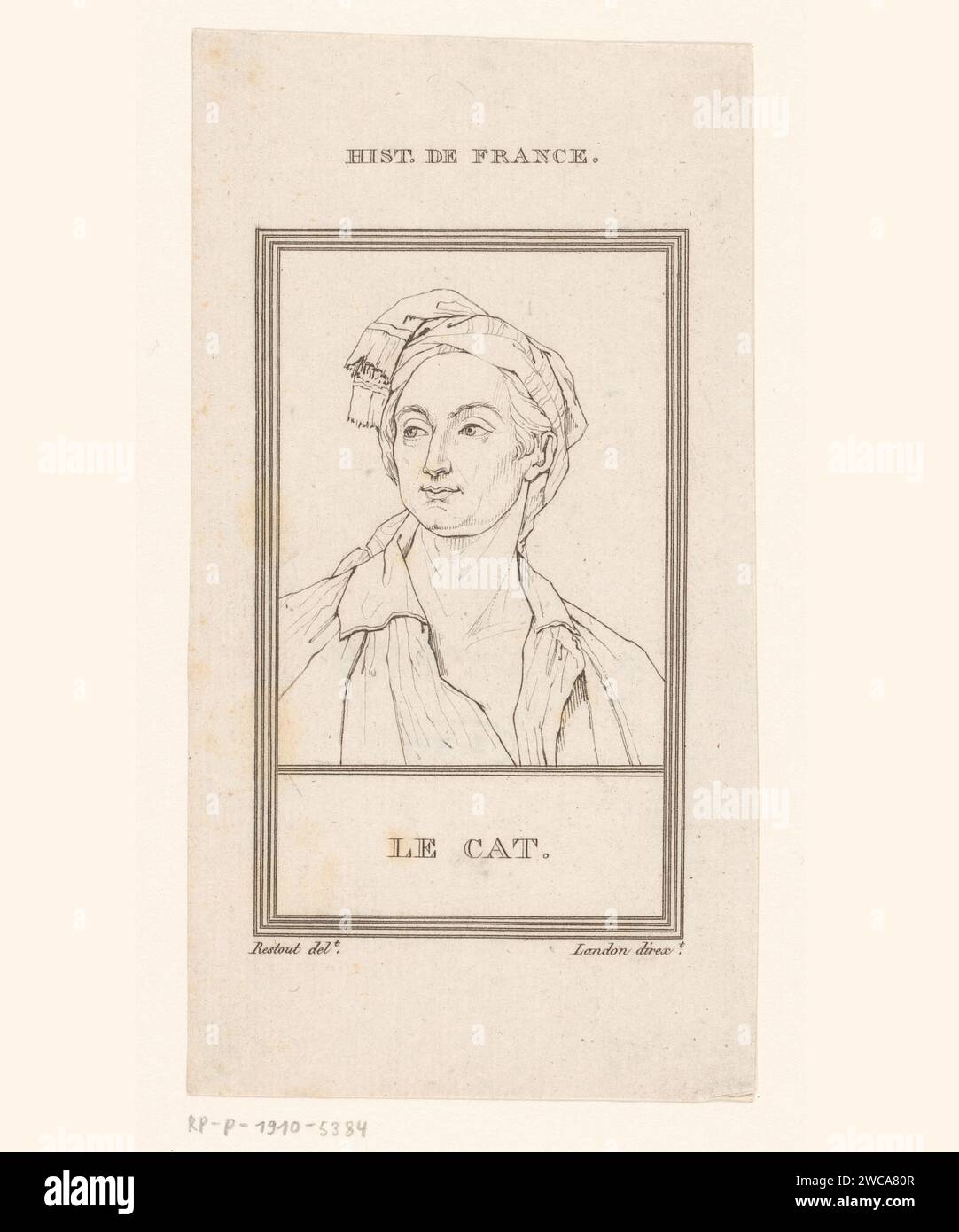 Portret van Claude Nicolas Le Cat, Charles Paul Landon (Possible ...