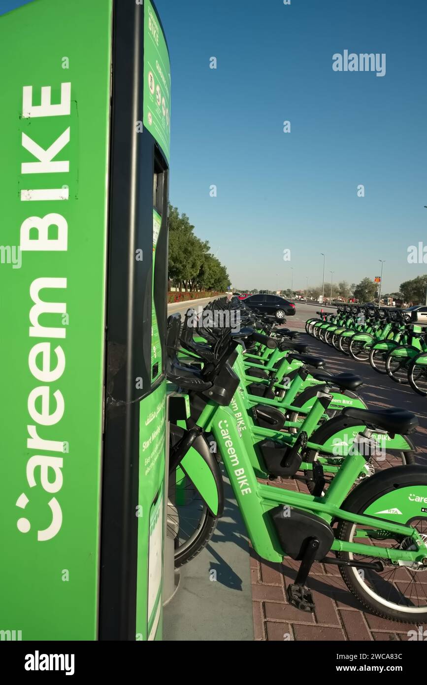 Careem Bike station Dubai United Arab Emirates January 12 2024 Stock Photo Alamy