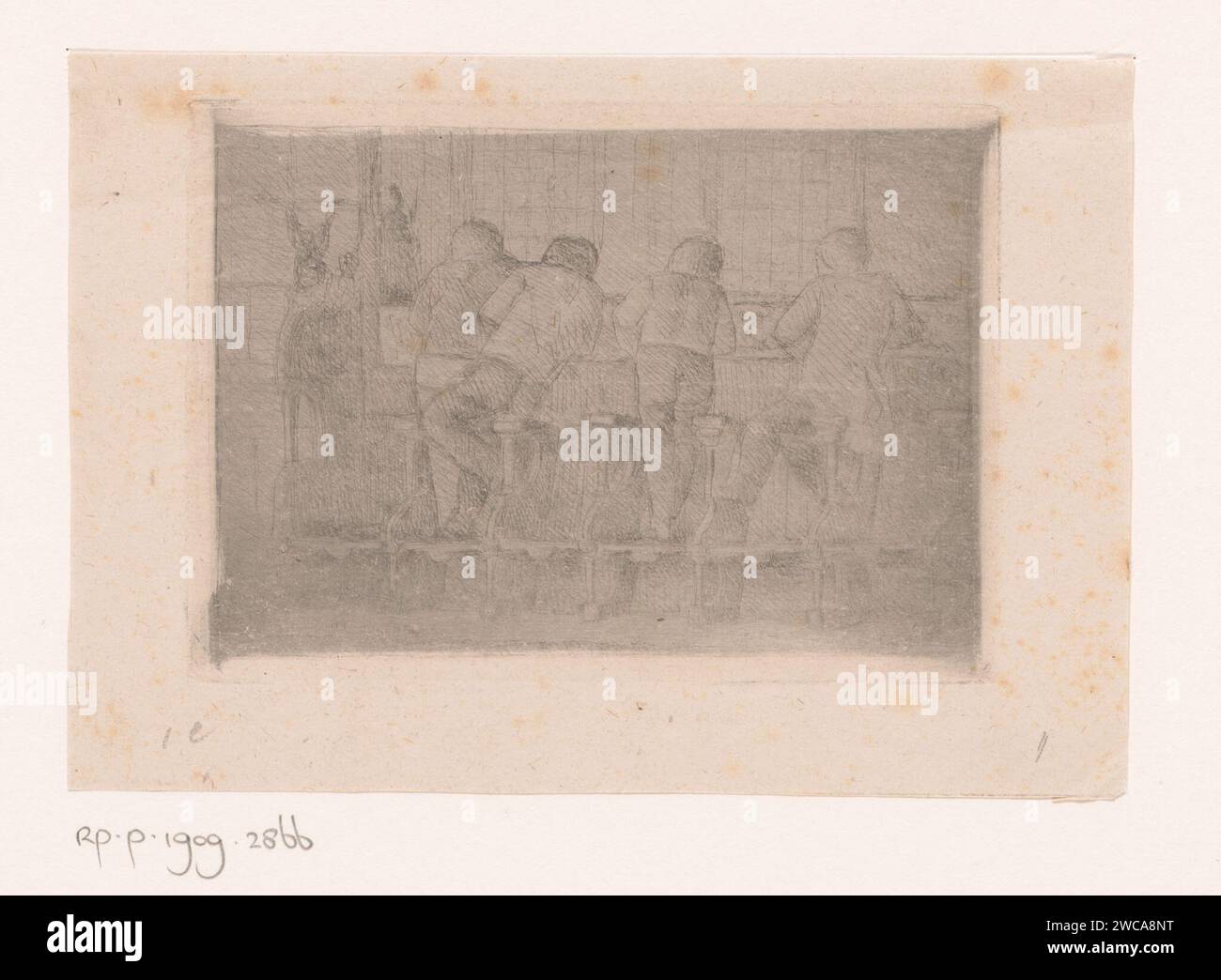 Four children in the benches of the St. Laurentius Church in Nuremberg ...