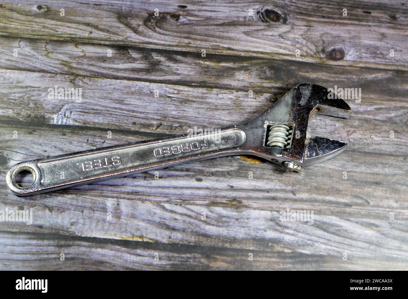 adjustable wrench, shifting spanner, a movable jaw, allowing it to be ...