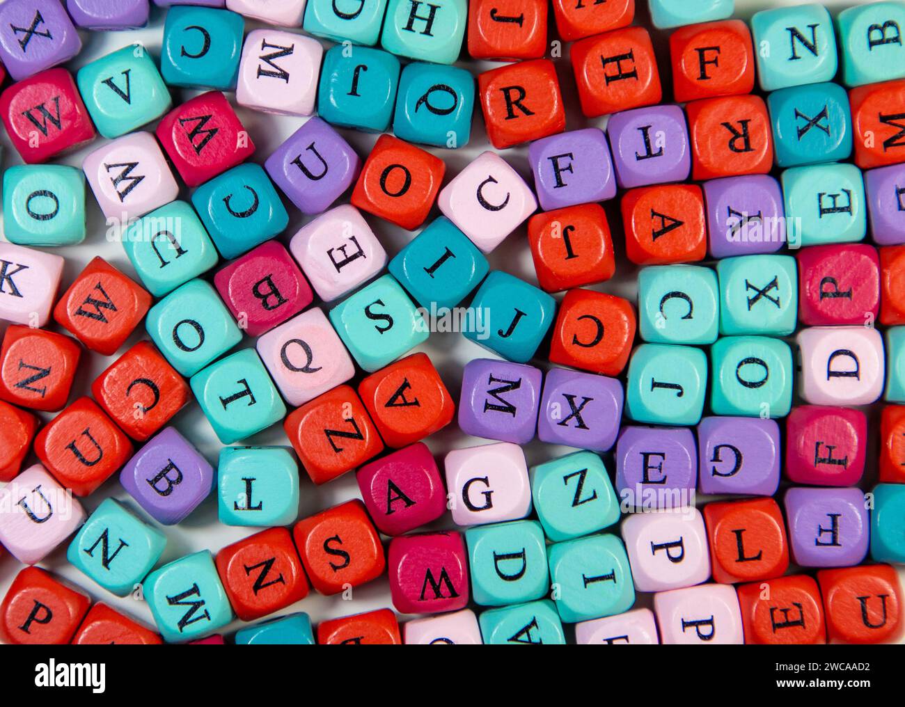 Blocks spell the word hi-res stock photography and images - Alamy