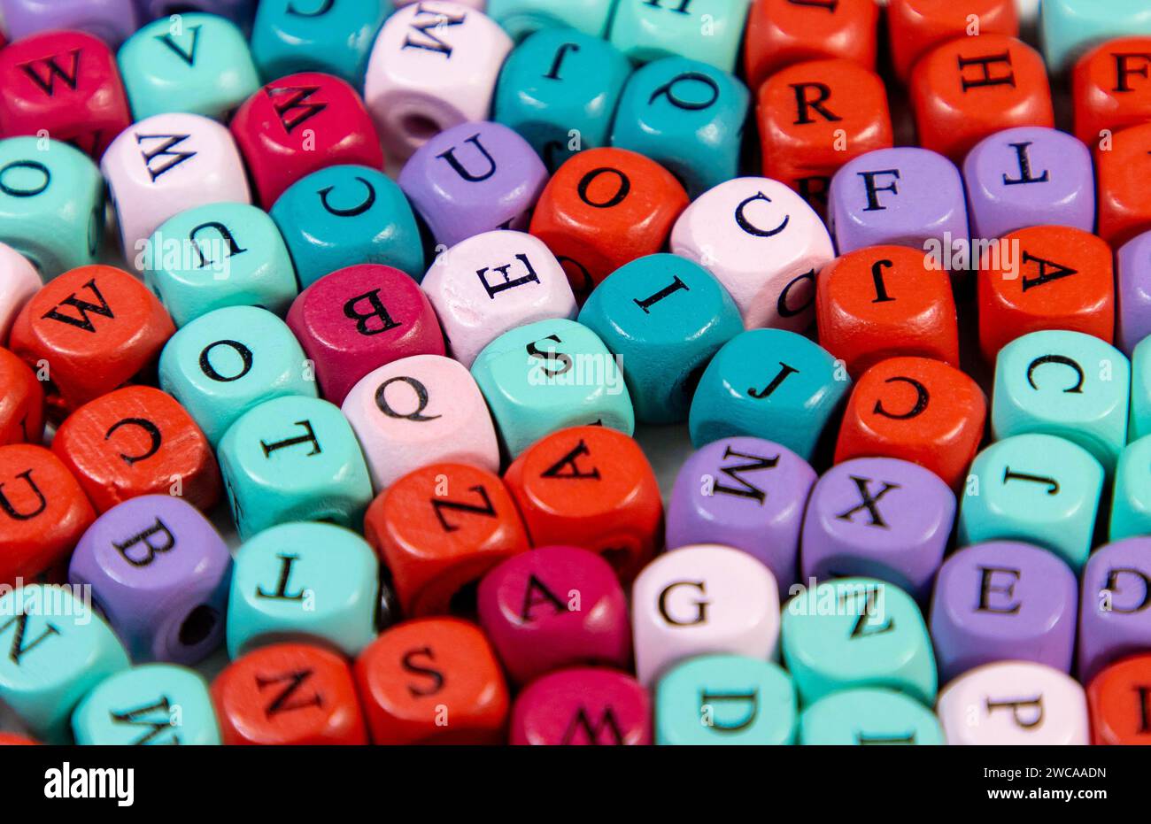 Blocks spell the word hi-res stock photography and images - Alamy