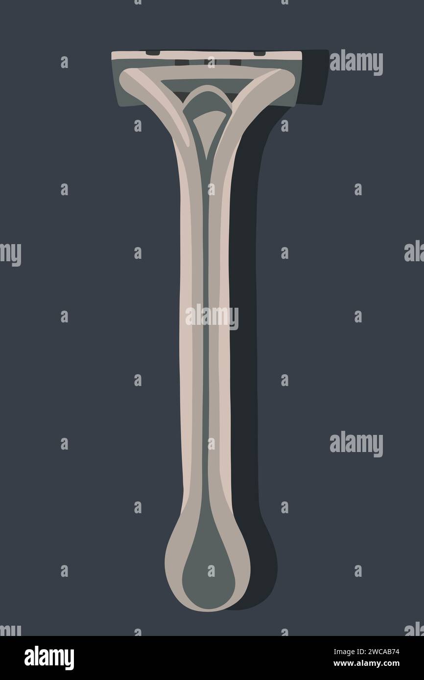 Vector isolated illustration of a razor Stock Vector Image & Art - Alamy