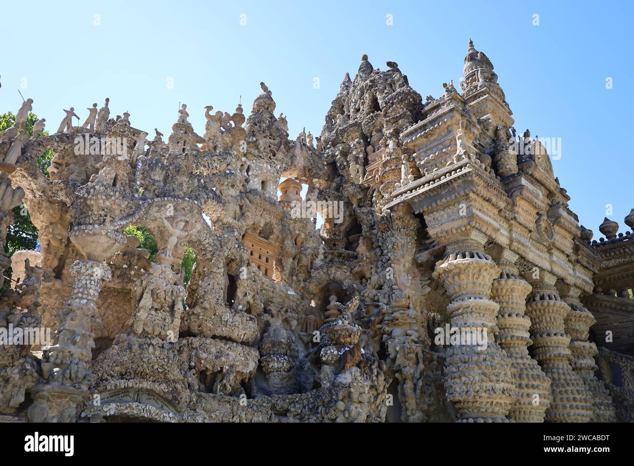 the Ideal Palace is a monument built in Hauterives by organ builder ...