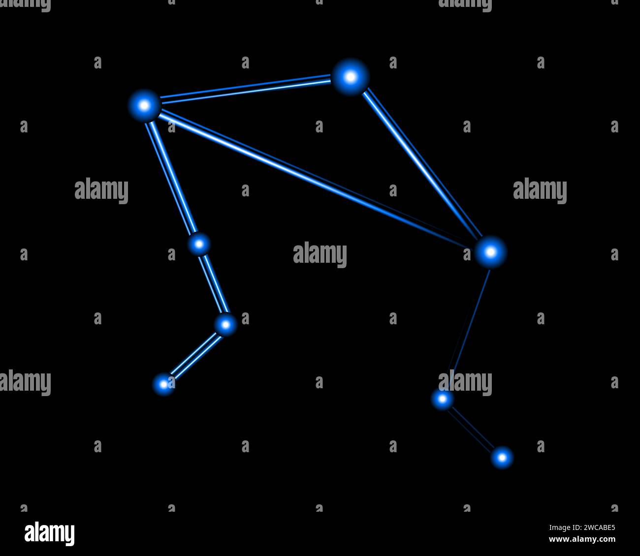Libra constellation hi-res stock photography and images - Alamy