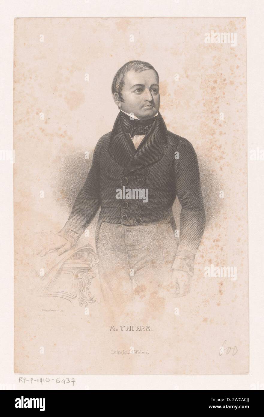 Portret van Louis-Adolphe Thiers, William Colley Wrankmore, 1826 - 1840 ...