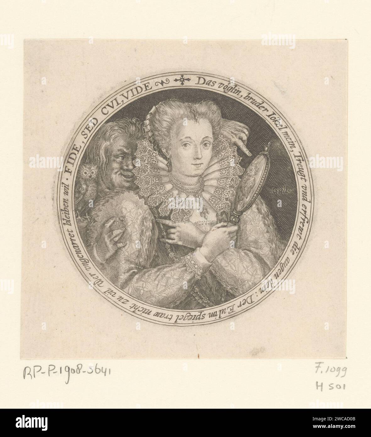 Face, Crispijn van de Passe (I), 1589 - 1611 print The personification ...