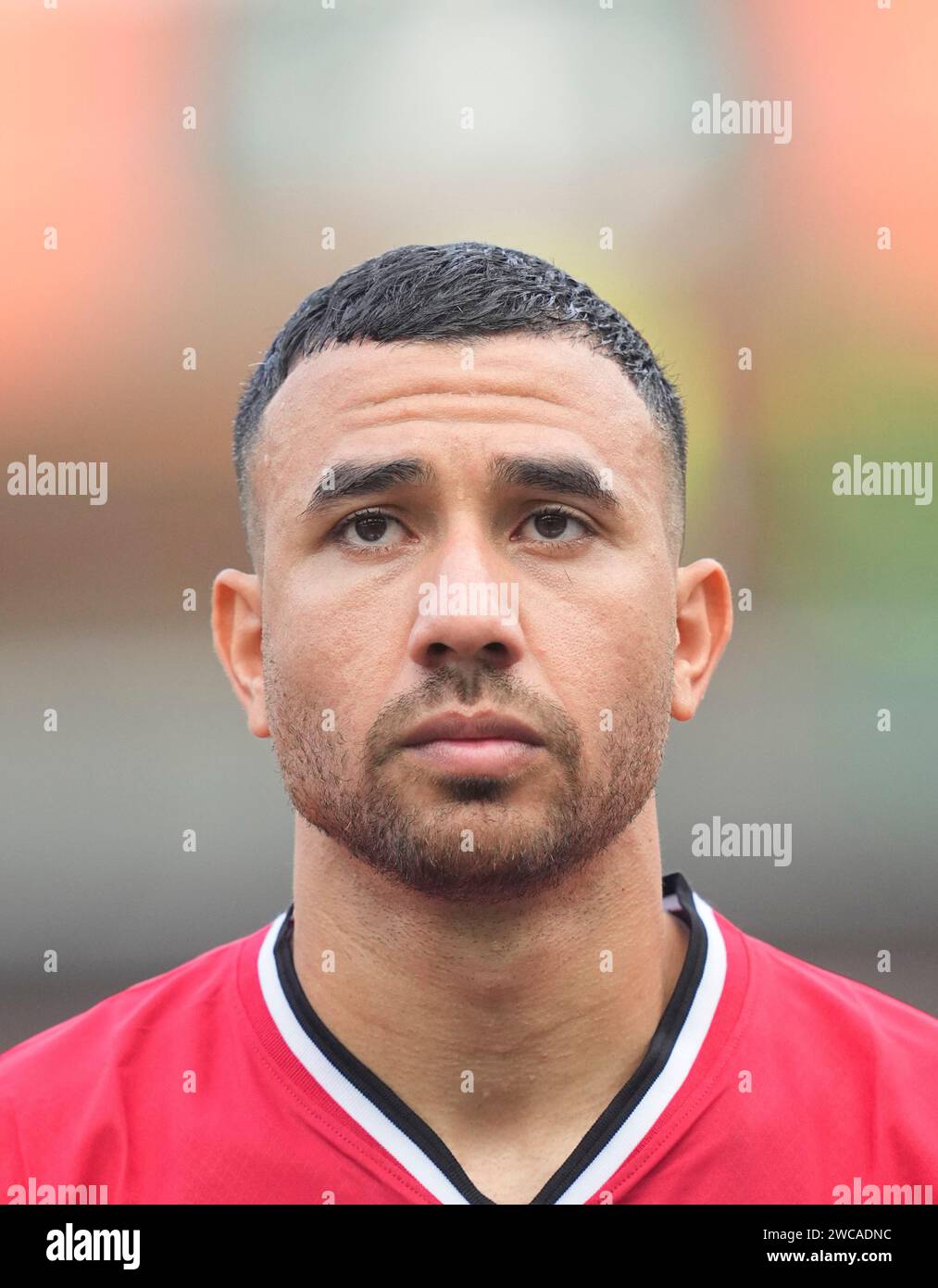 January 14 2024: Mahmoud Ahmed Ibrahim Hassan (Egypt) looks on during a ...