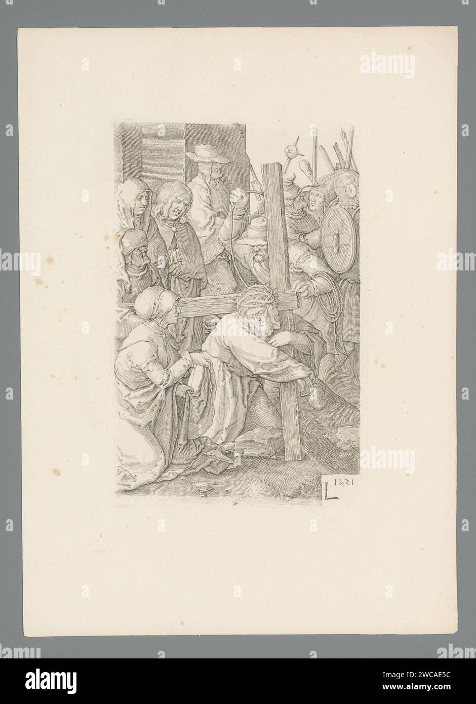 Crossing, Jan Harmensz. Muller, after Lucas van Leyden, 1800 - in or ...