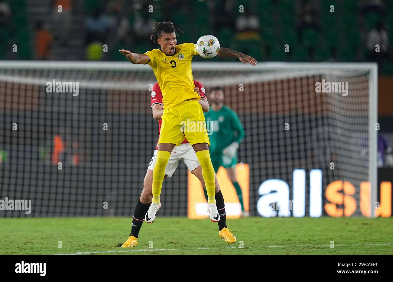 January 14 2024: Pachoio Lau Ha King (Mozambique) controls the ball ...