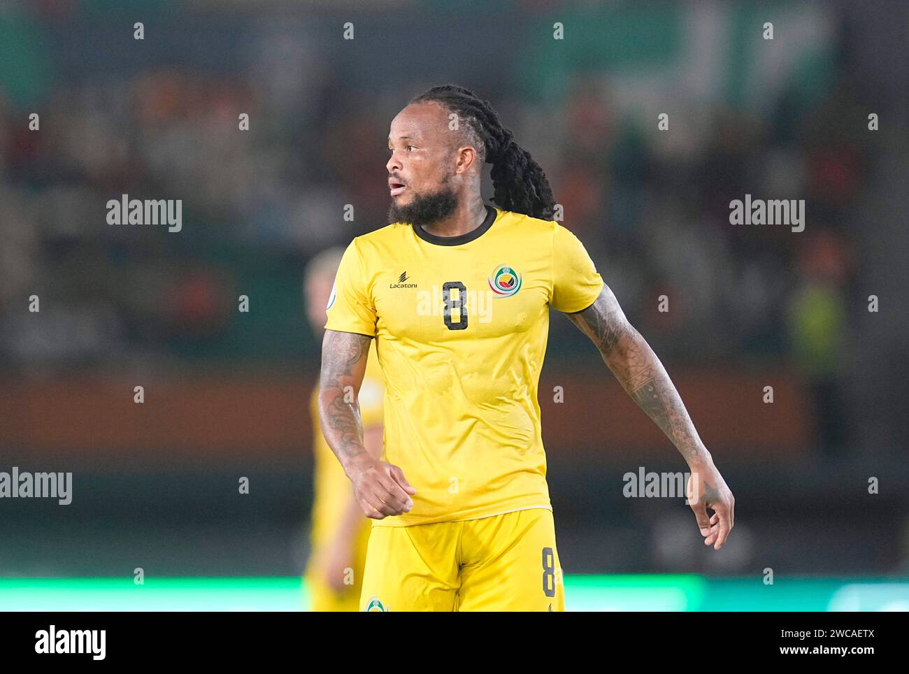 January 14 2024: Edmilson Gabriel Dove (Mozambique) looks on during a ...