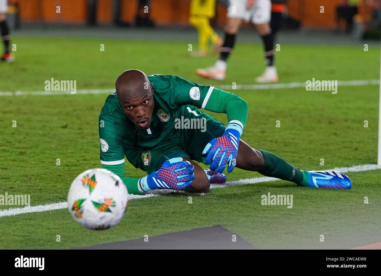 January 14 2024: Ernan Alberto Siluane (Mozambique) controls the ball ...