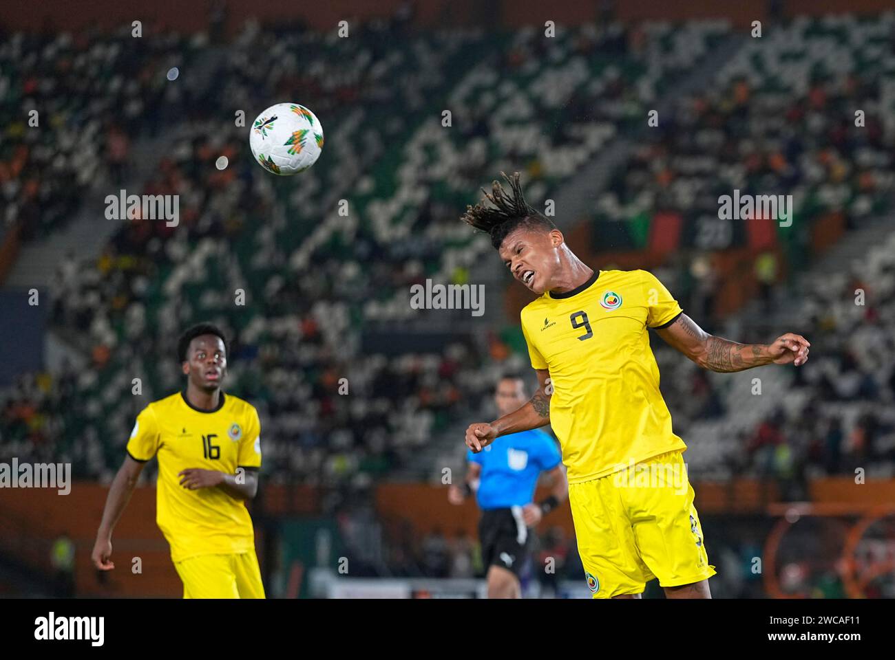 January 14 2024: Pachoio Lau Ha King (Mozambique) heads during a ...