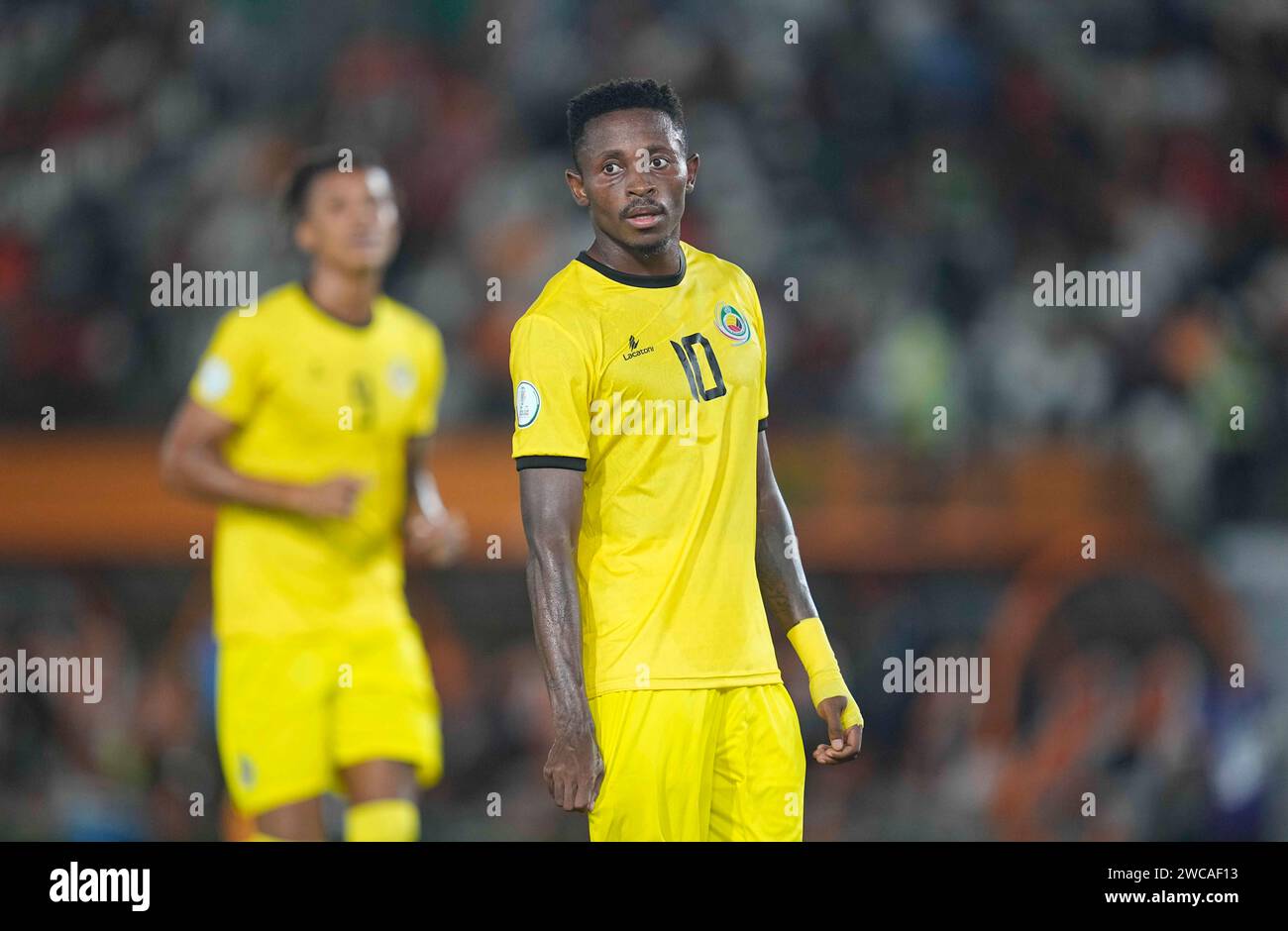 January 14 2024: Clesio Palmirim David Bauque (Mozambique) looks on ...
