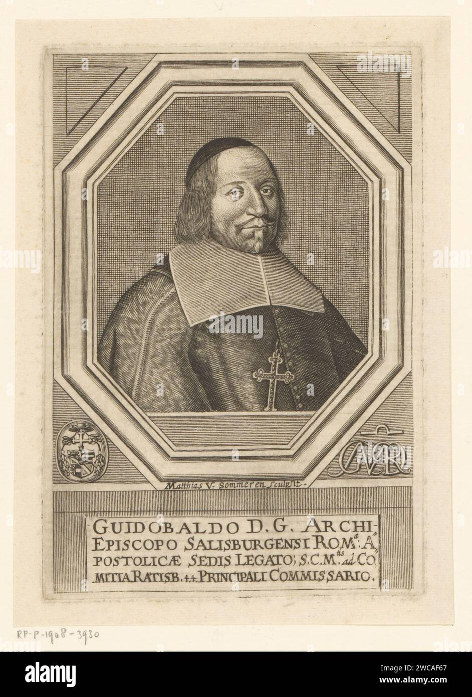 Portrait van Guidobald von Thun and Hohenstein, Matthias van Sommer ...