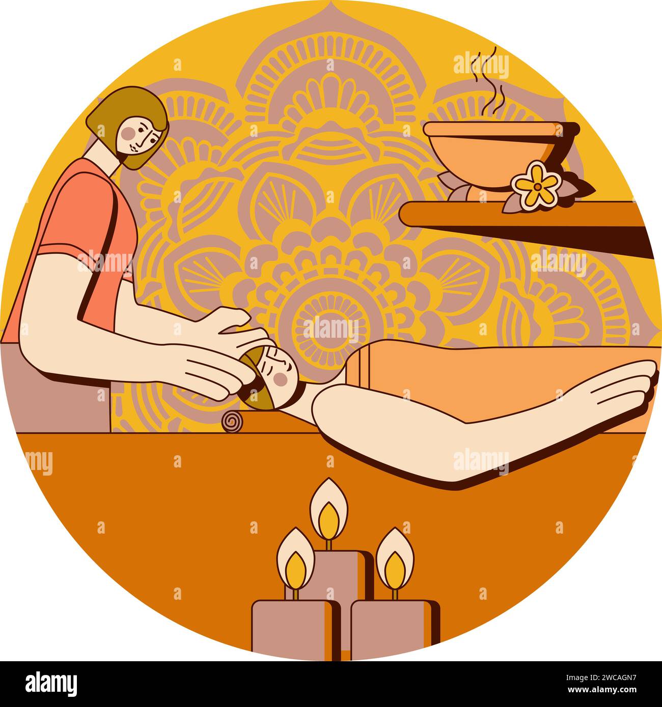 Relaxation massage and full-body treatment with professional massage ...