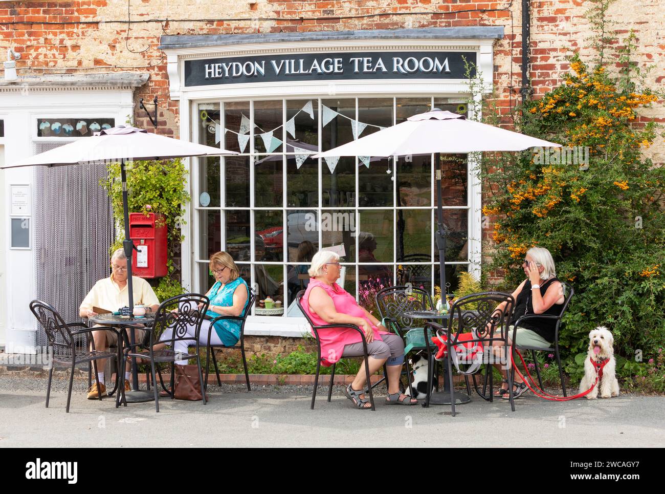 Heydon Village Tea Room, Heydon Village, Norfolk, UK, Europe Stock ...