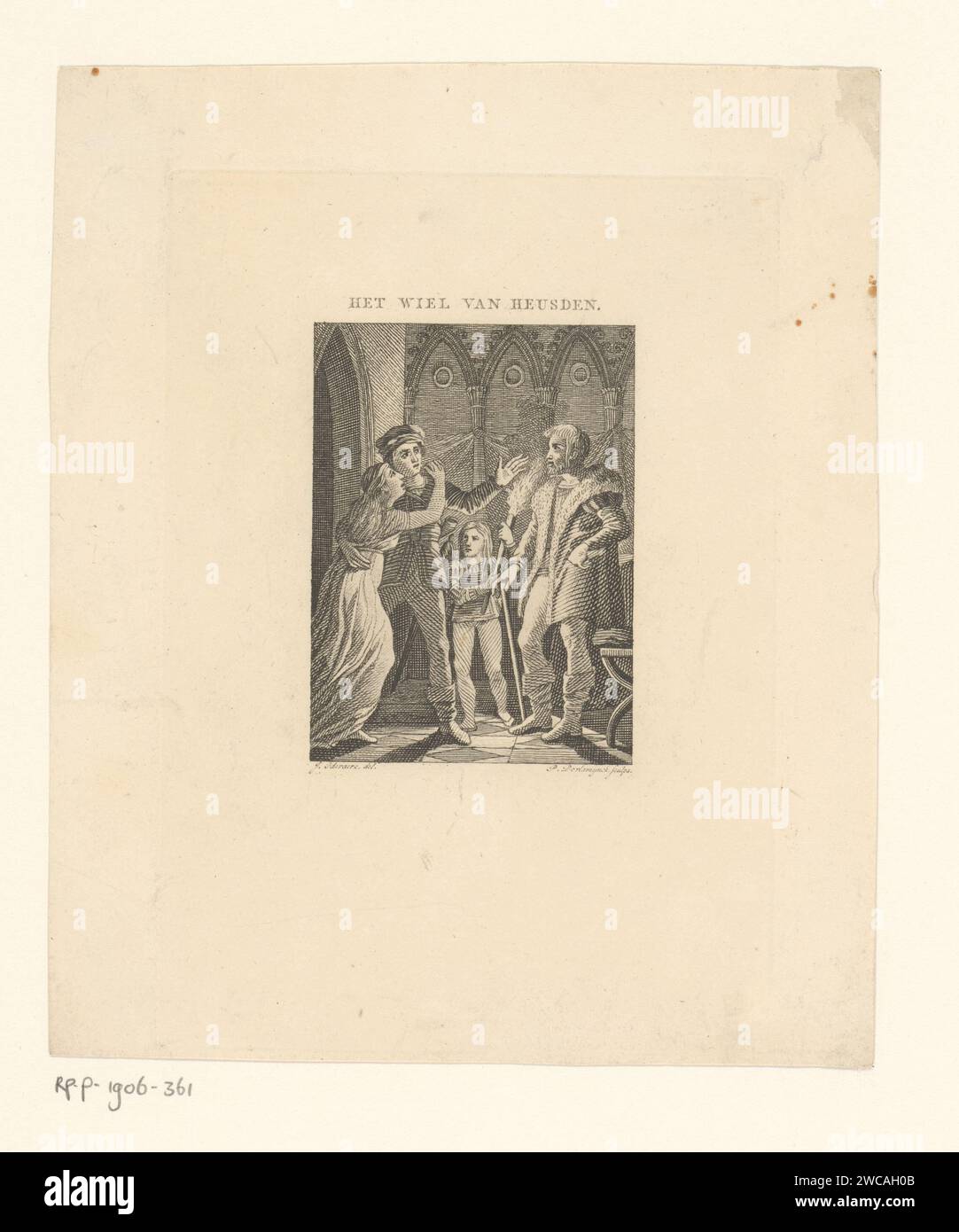 Man and wife in hug begging for a man with beard, Pieter Jan de ...