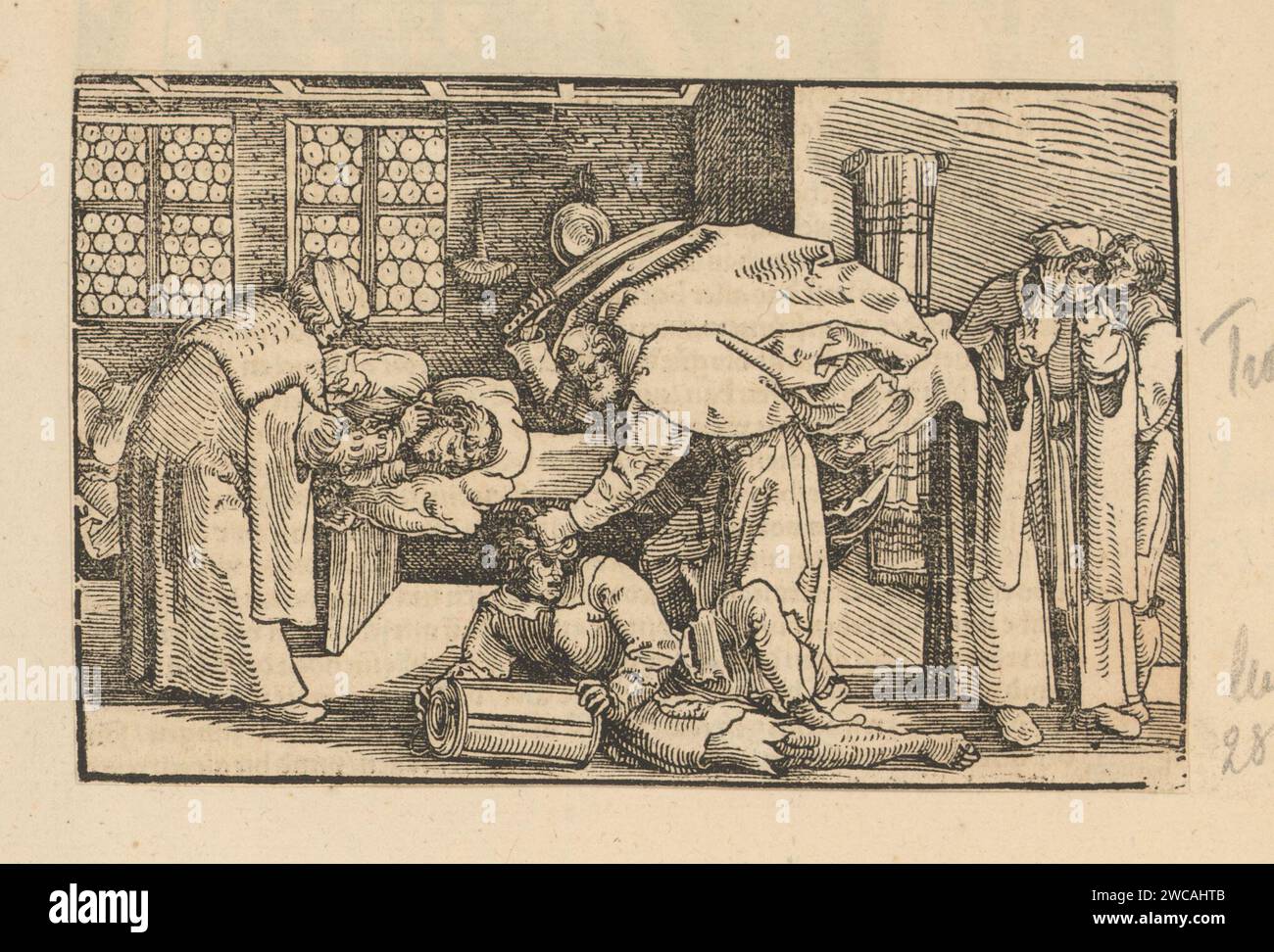 Man at Oorarts and Peter who cuts the ear of Malchus, Anonymous, Hans ...